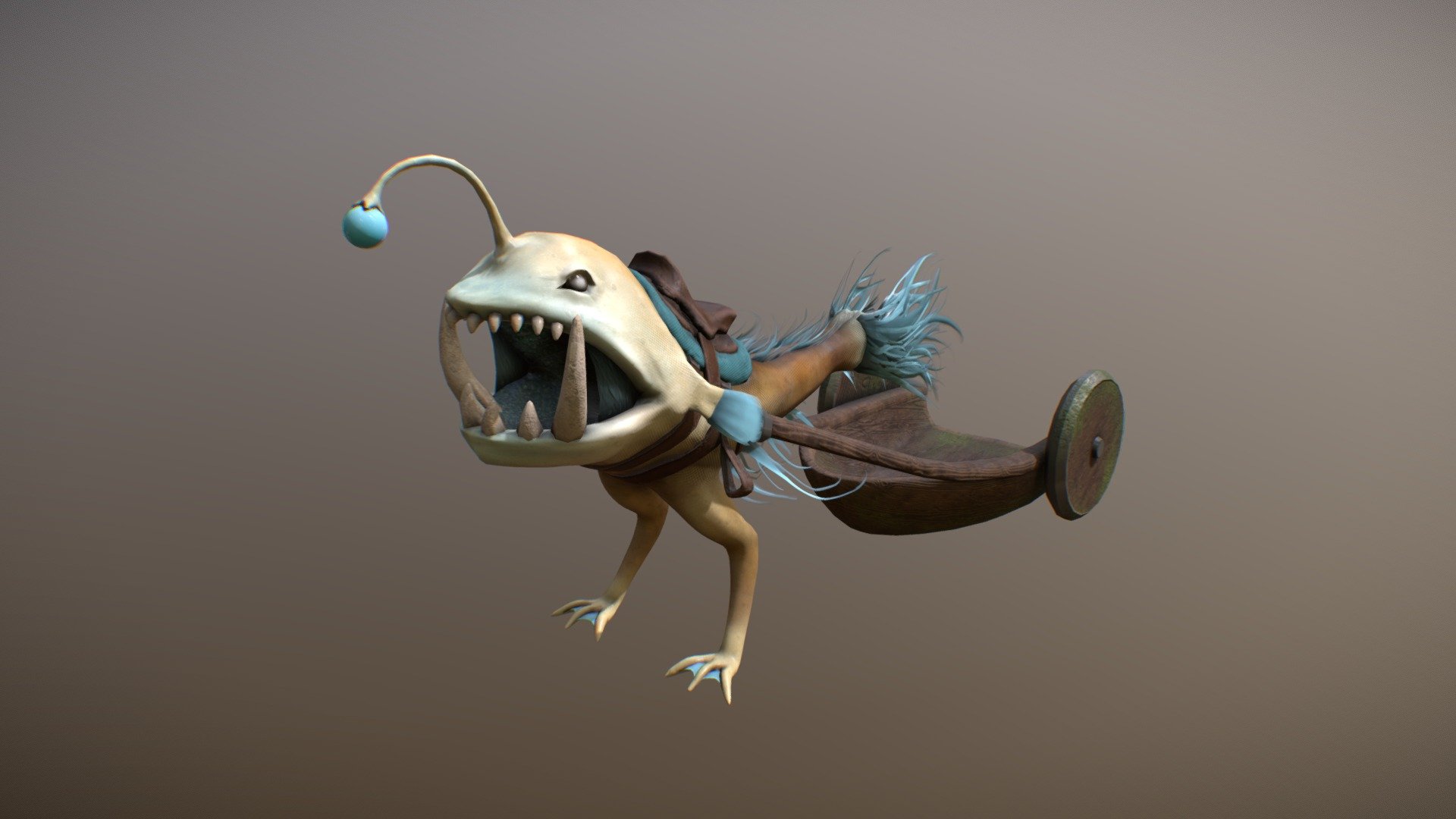 Legged Fish Mount - 3D model by tnjngy [8f795ce] - Sketchfab