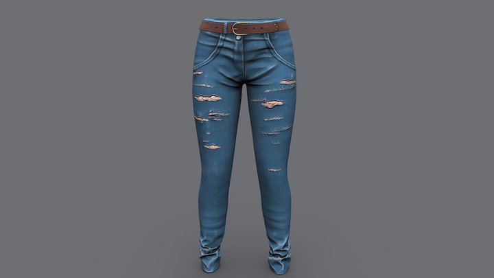 Jeans 3D models - Sketchfab