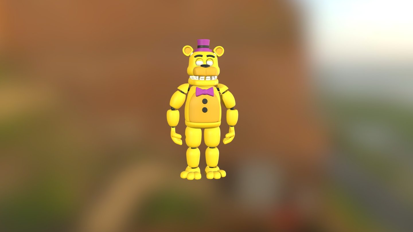 Funtime Fredbear - 3D model by FnafFan7 [8f7b080] - Sketchfab