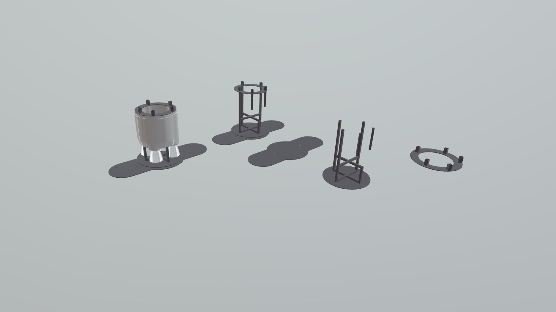 SLS Main Bottom Cradled Assembly - Download Free 3D model by renman63 ...