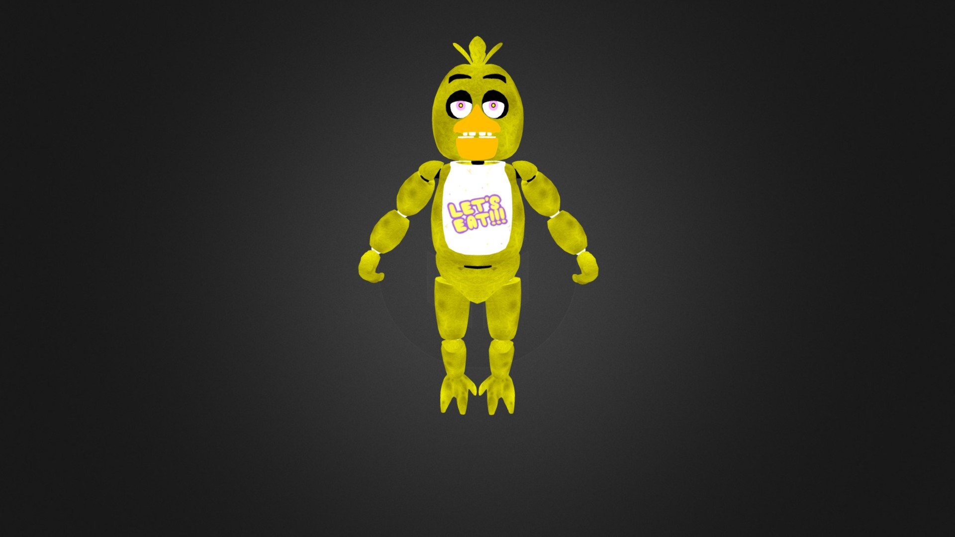 Chica - 3D model by darkstarrainbowdash23 [8f7cbda] - Sketchfab