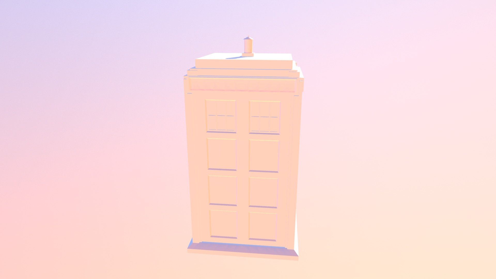 New Tardis Exclusive - 3D model by holystriker68 [8f7d220] - Sketchfab
