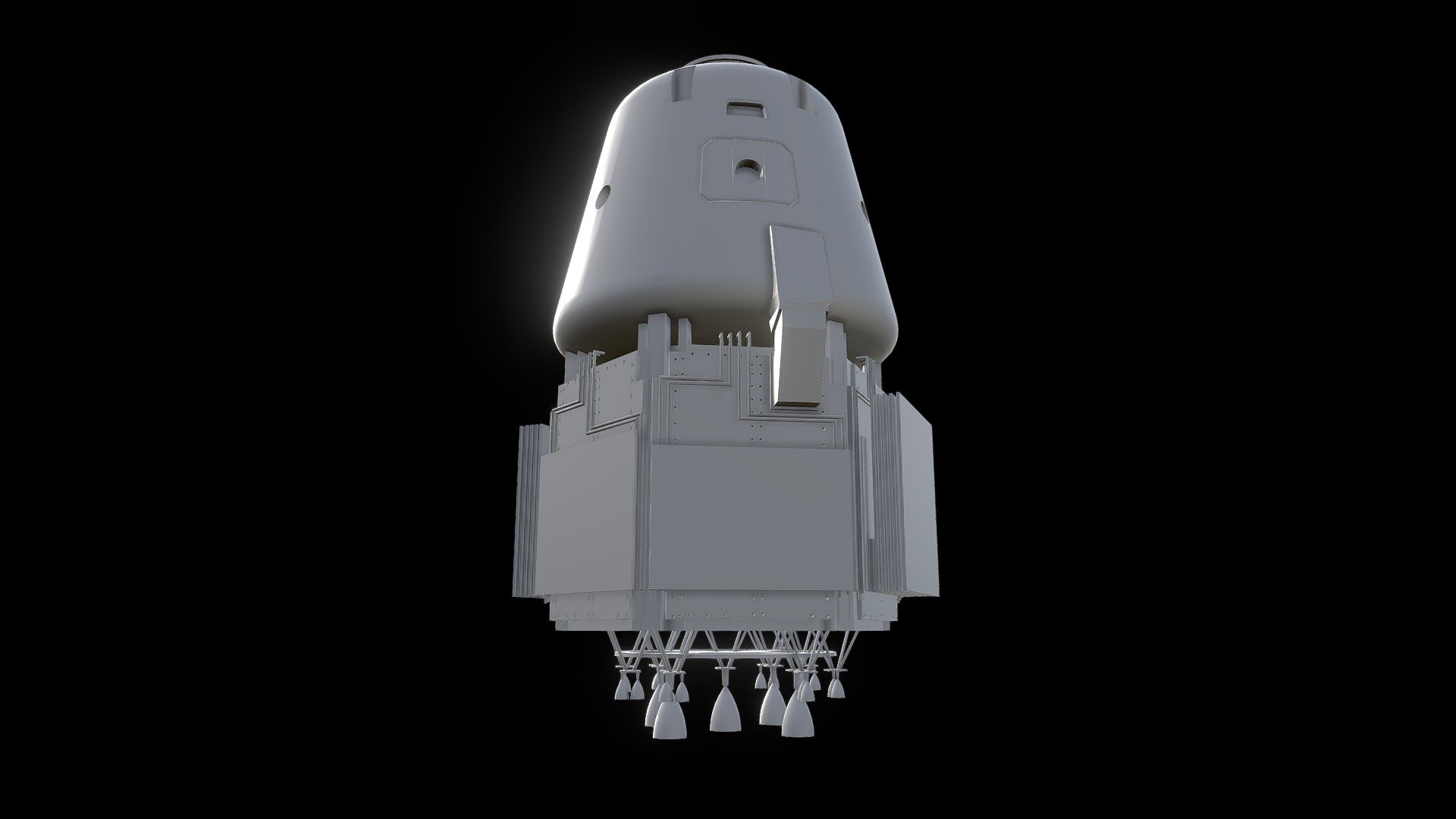 ISRO Gaganyaan Crew Module - Buy Royalty Free 3D model by the3dCartel ...