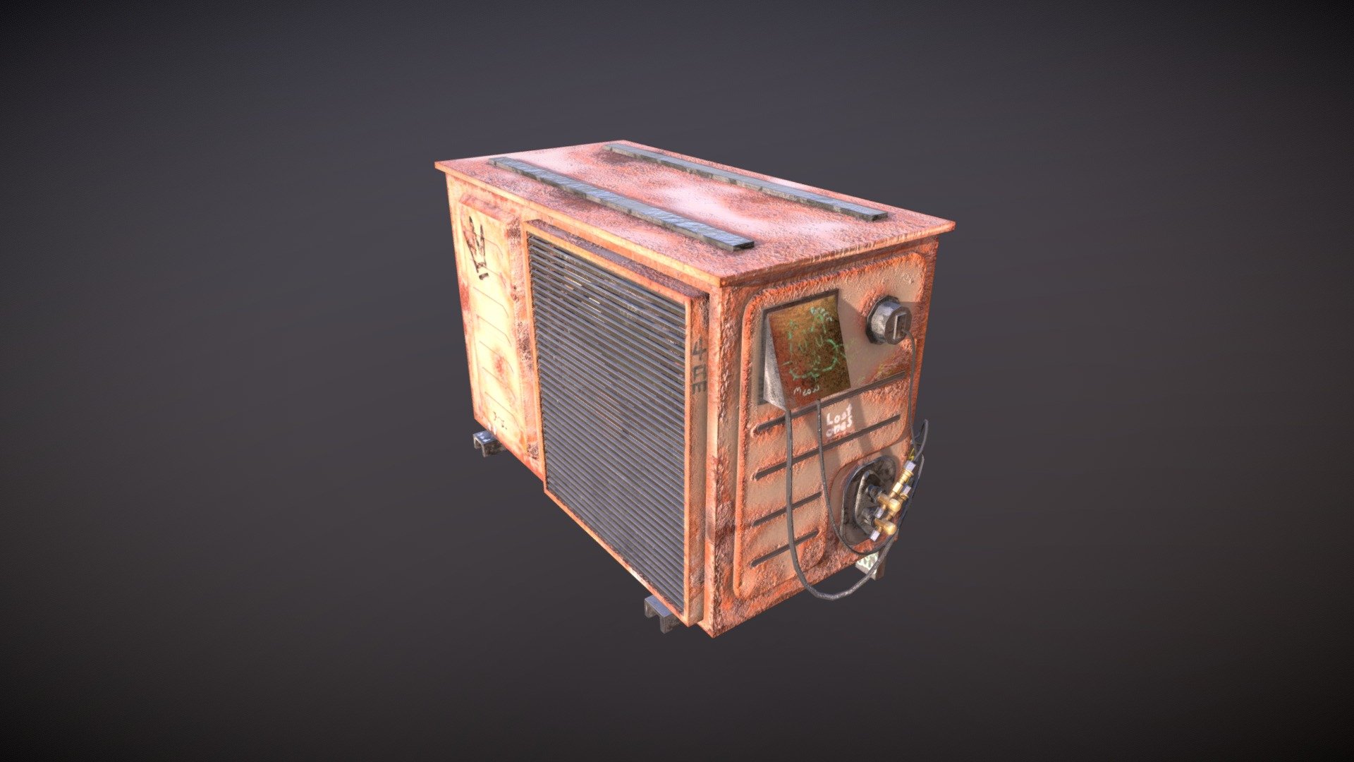 Rusty Air Conditioner - 3D model by Igor Schade (@Igor.Schade) [8f7e33a ...