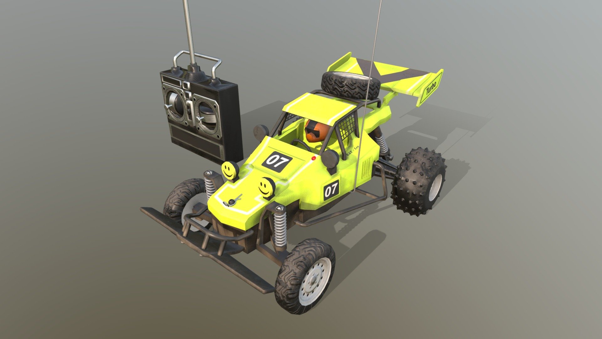 RC Car - 3D model by karlkoehle [8f7f5f0] - Sketchfab