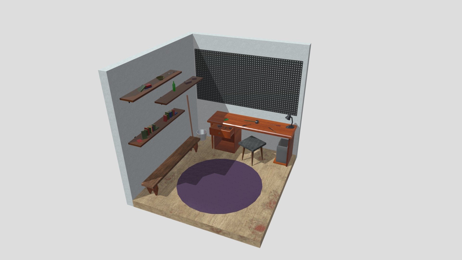 Classical post-Soviet workshop - 3D model by hamancha [8f81097] - Sketchfab