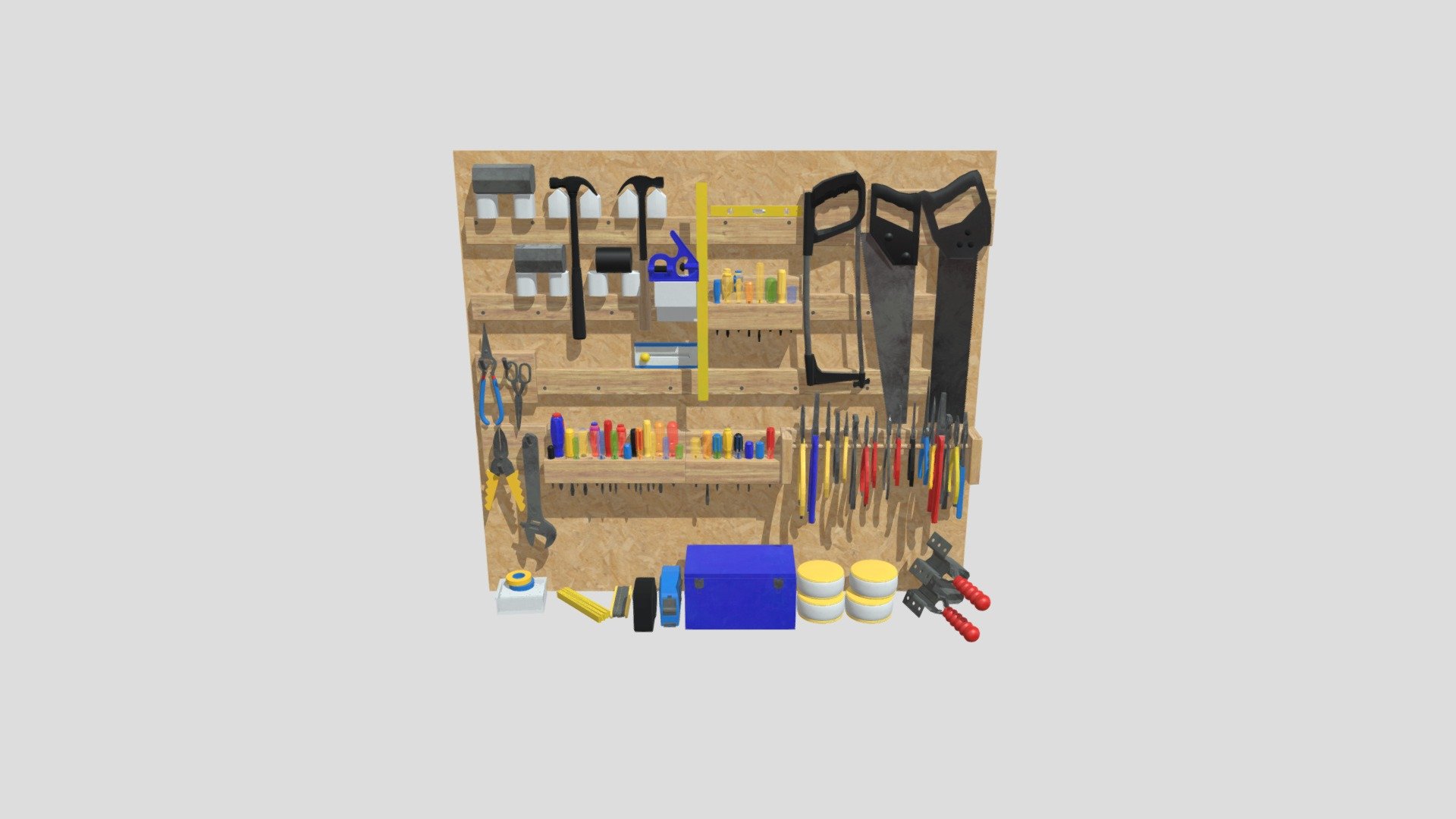 garage equipment 25 AM222 Archmodel - Buy Royalty Free 3D model by ...
