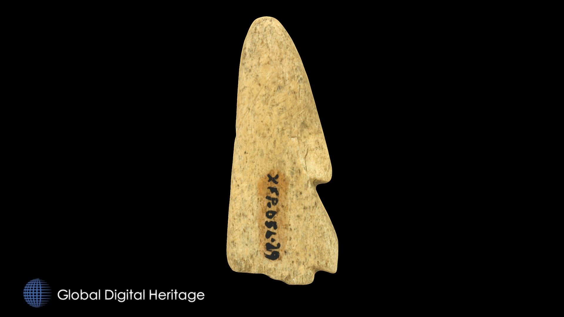 XFP-056-29 bone harpoon. Sanak Island, Alaska - Download Free 3D model ...