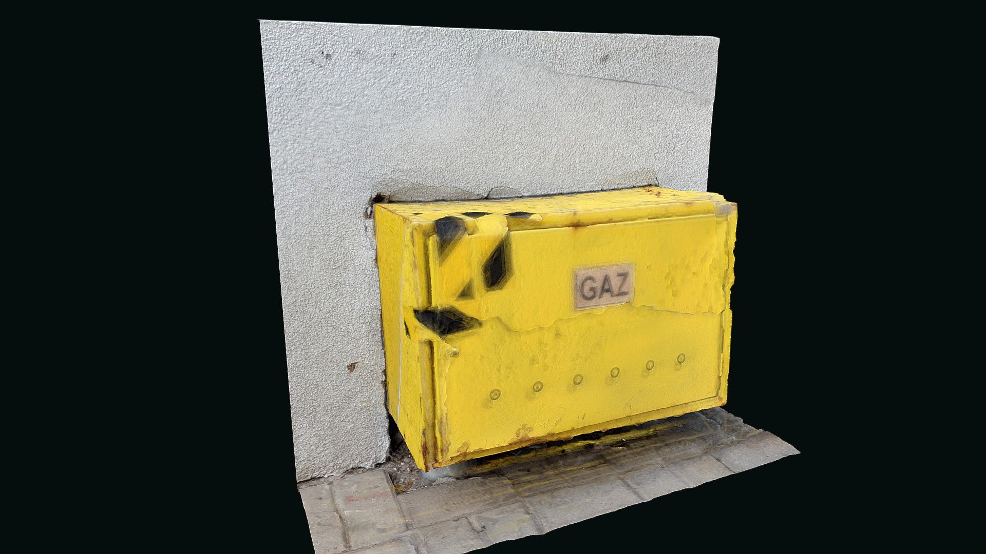 Yellow Gas Box Photoscan - Download Free 3D model by Saulius.Zaura ...