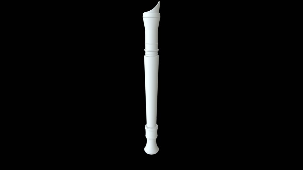 Flute - 3D model by IBARAKEL [8f830c6] - Sketchfab