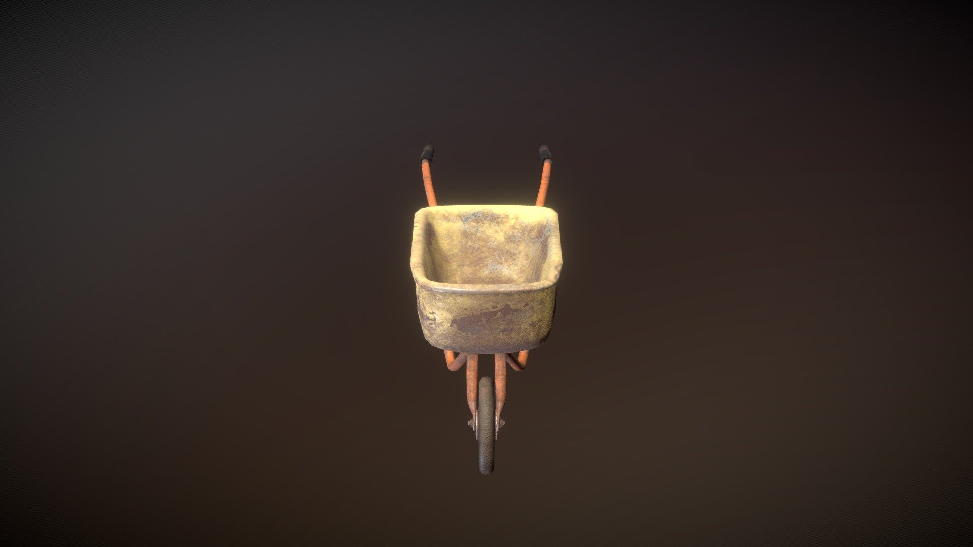 3D Wheelbarrow Low-Poly - 3D model by alexkik1515 [8f839ab] - Sketchfab
