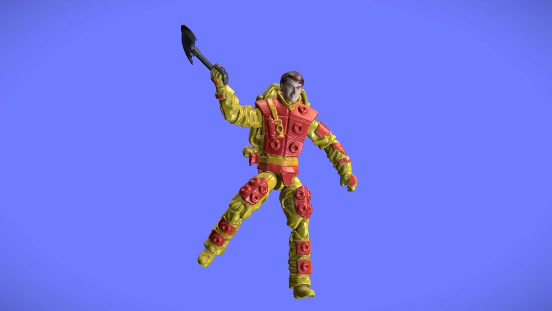 GI-JOE FLAMETHROWER FIGURE - 3D SCAN - Buy Royalty Free 3D model by ...