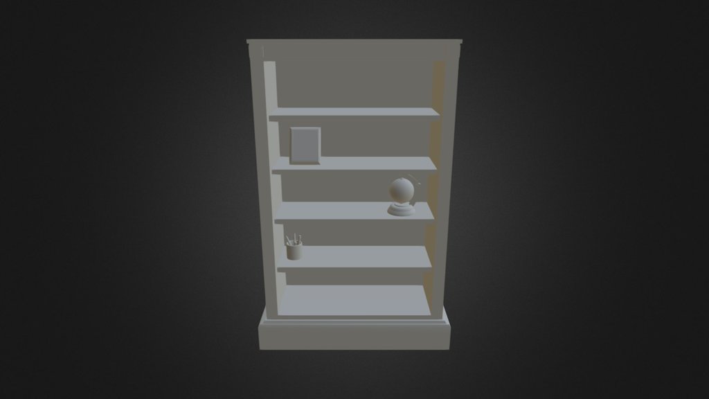 Bookcase - 3D model by TomCutler [8f854fd] - Sketchfab