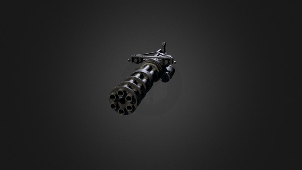 Vision Games Minigun HQ - 3D model by VisionGames [8f85be7] - Sketchfab