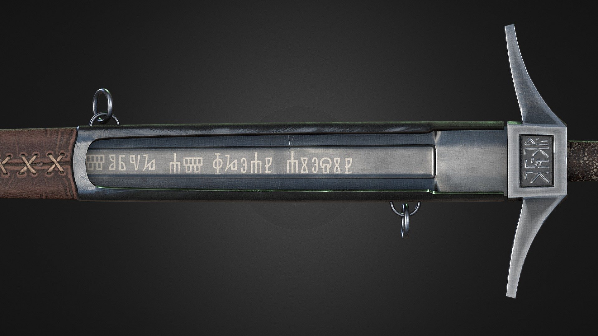 Witcher's sword (concept) - 3D model by Vozhen [8f875e5] - Sketchfab
