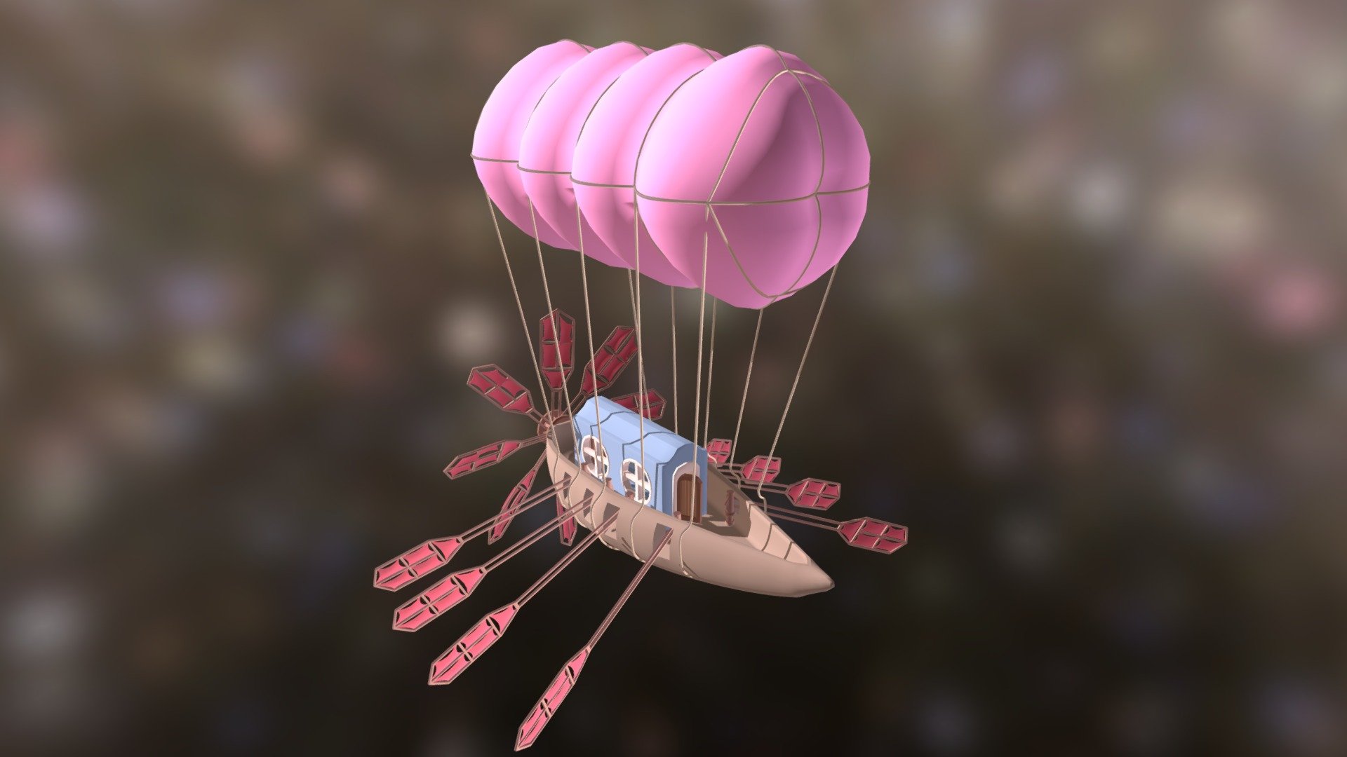 Flying Ship - Download Free 3D model by milaink [8f89523] - Sketchfab