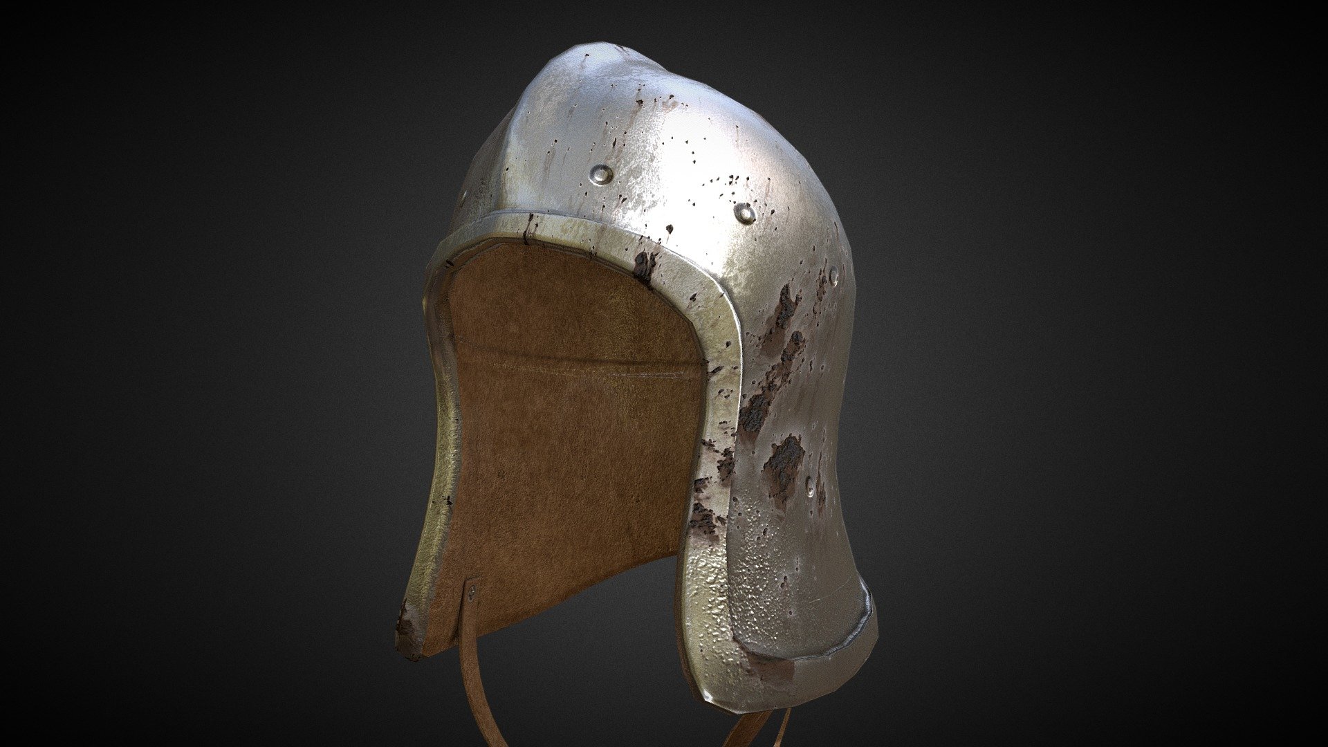 Rusted Helmet - 3D model by Cheekyholiday [8f89f0c] - Sketchfab