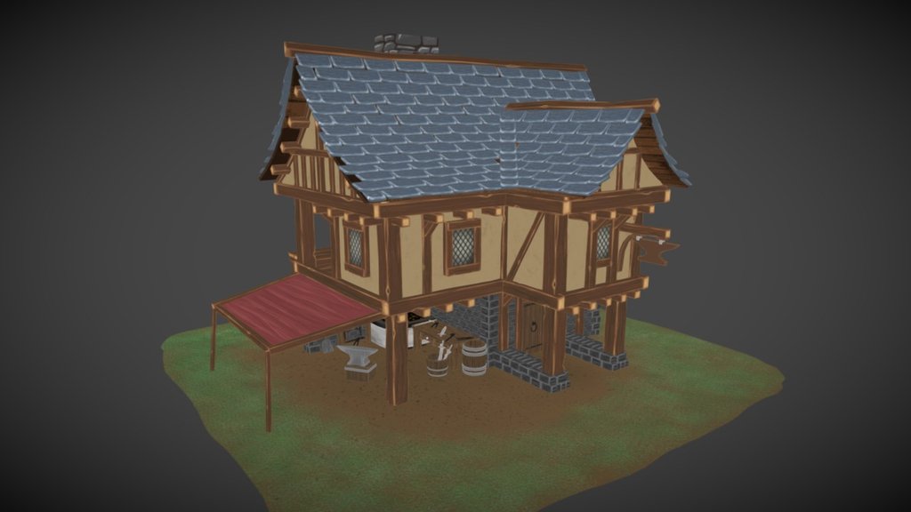 Blacksmith - 3D model by Kevin Blondeel (@kevinblondeel) [8f8a60c ...