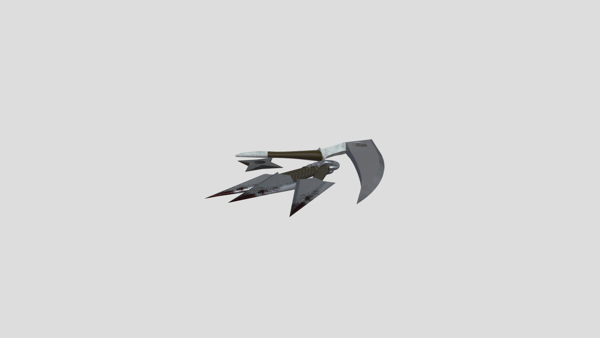 Akali Weapons - Download Free 3D model by henryrodzs [8f8ac2b] - Sketchfab
