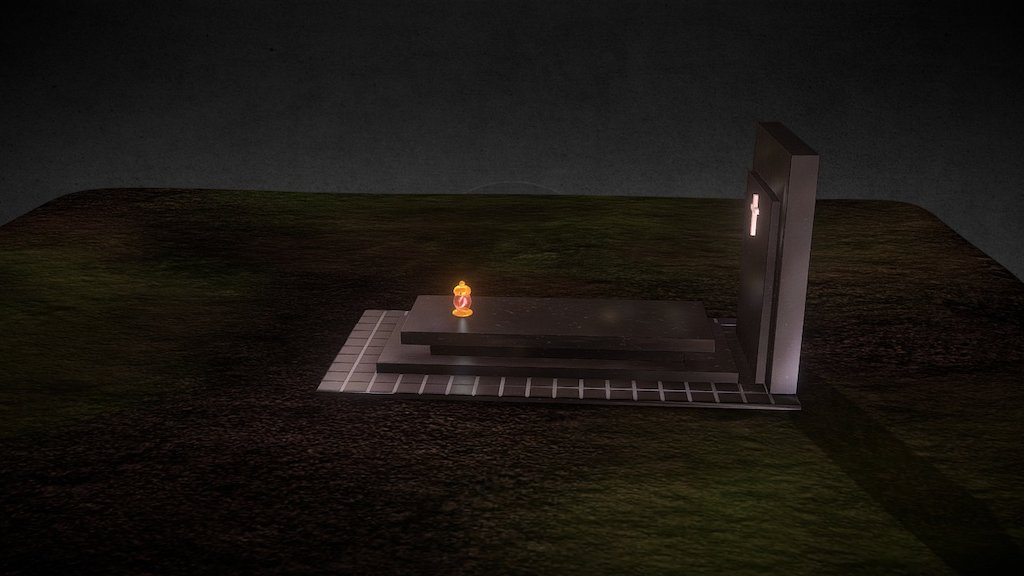 Grave - 3D model by damsite [8f8b8d8] - Sketchfab