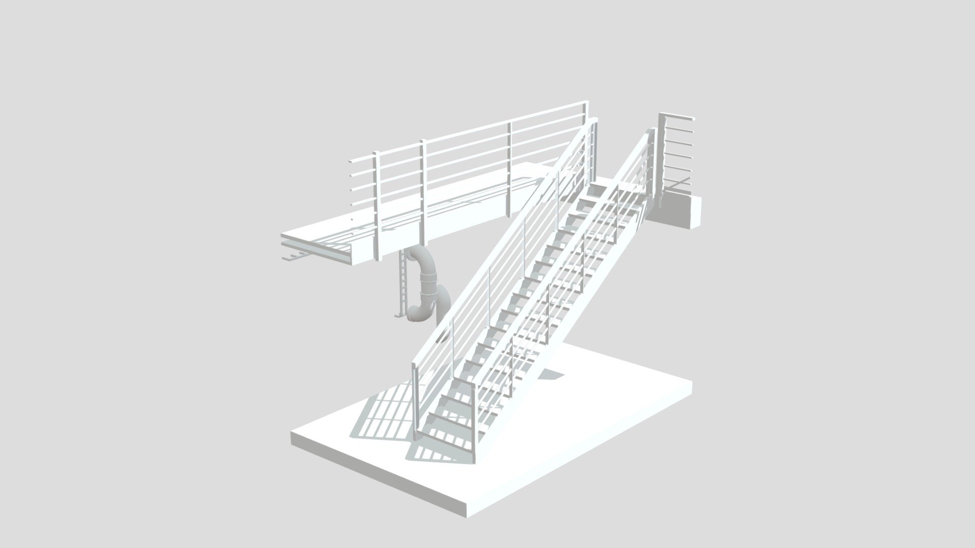 staircase - 3D model by alvarogallego [8f8c57a] - Sketchfab