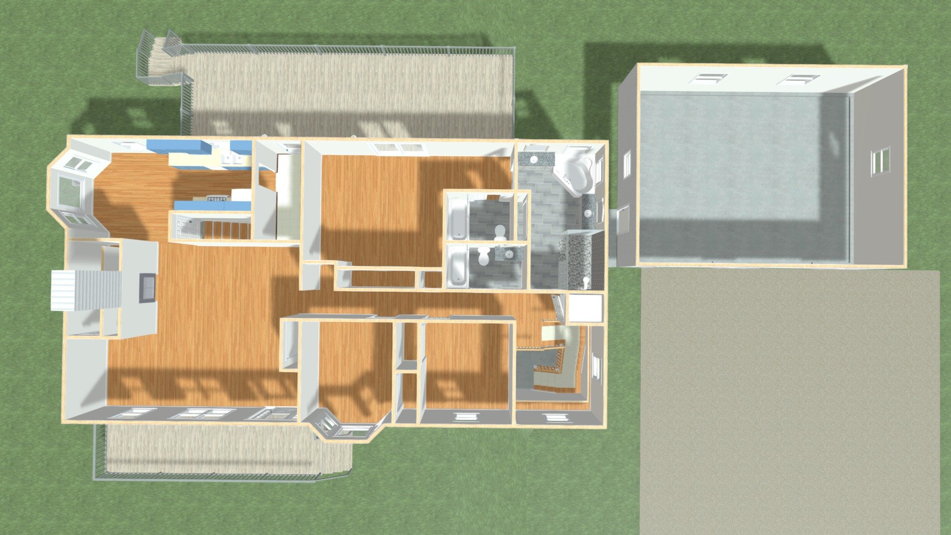 Addition Idea 3 - 1st Floor - Download Free 3D model by OakBridge ...