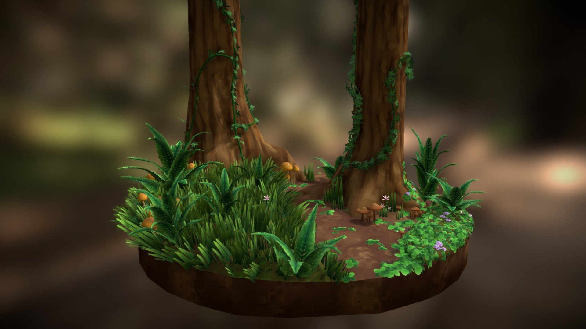 My Little Patch of Redwood Forest - 3D model by Connor R. Cox ...