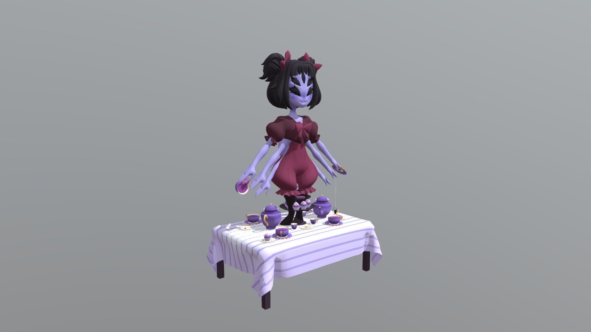 Muffet Default FINAL - Download Free 3D model by Shedletsky ...