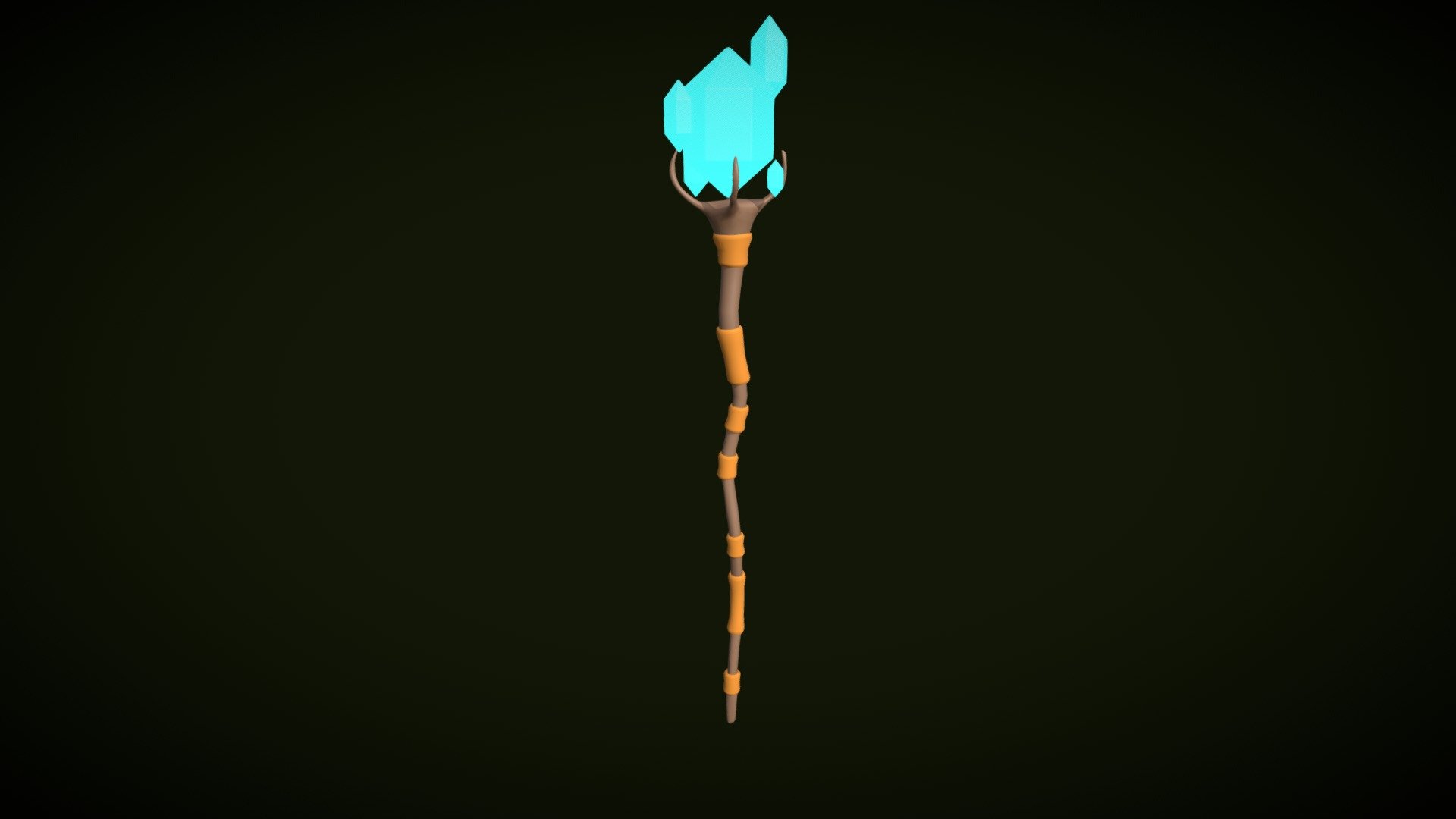 wizard staff - Download Free 3D model by MrPuppet [8f92ada] - Sketchfab