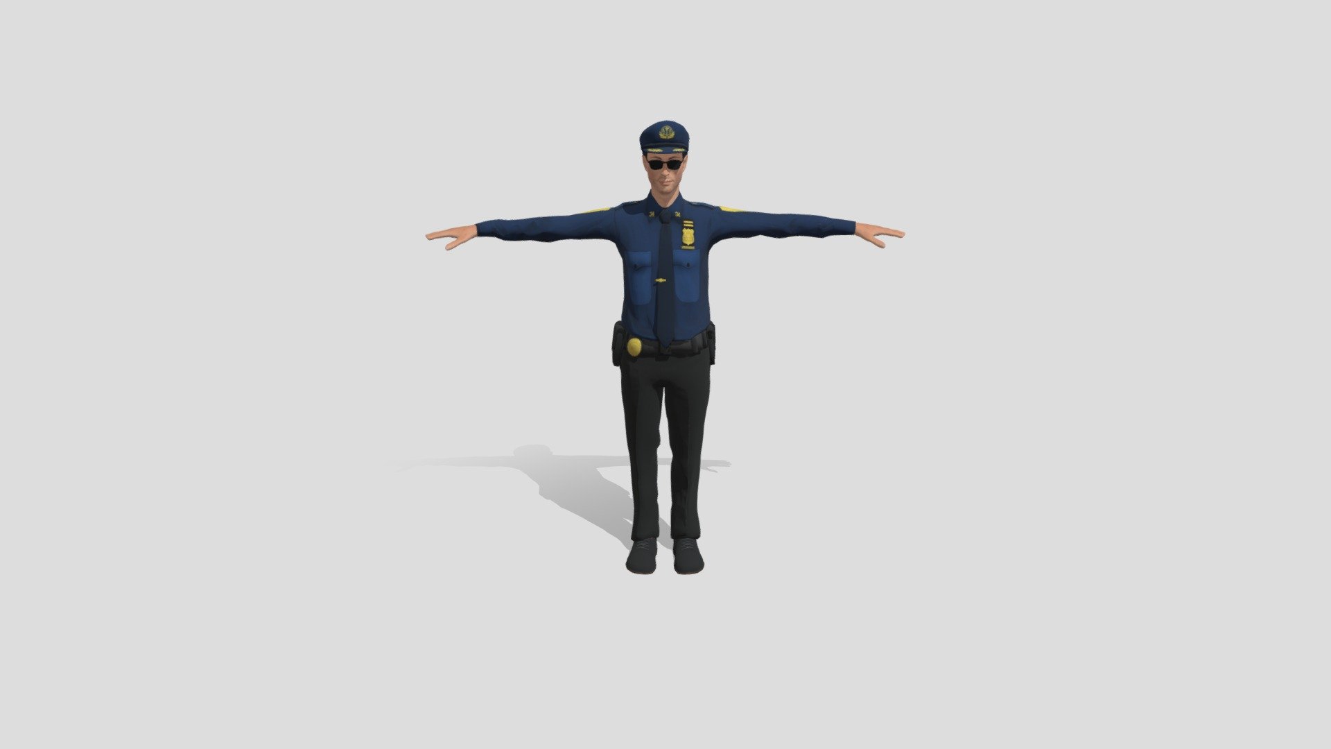 Police - Download Free 3D model by Alihan (@BenAlihan) [8f939bf ...