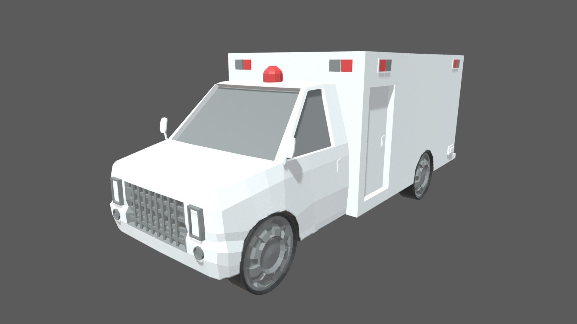 Low Poly Ambulance 01 - Buy Royalty Free 3D model by ViperJr3D [8f93a3e ...