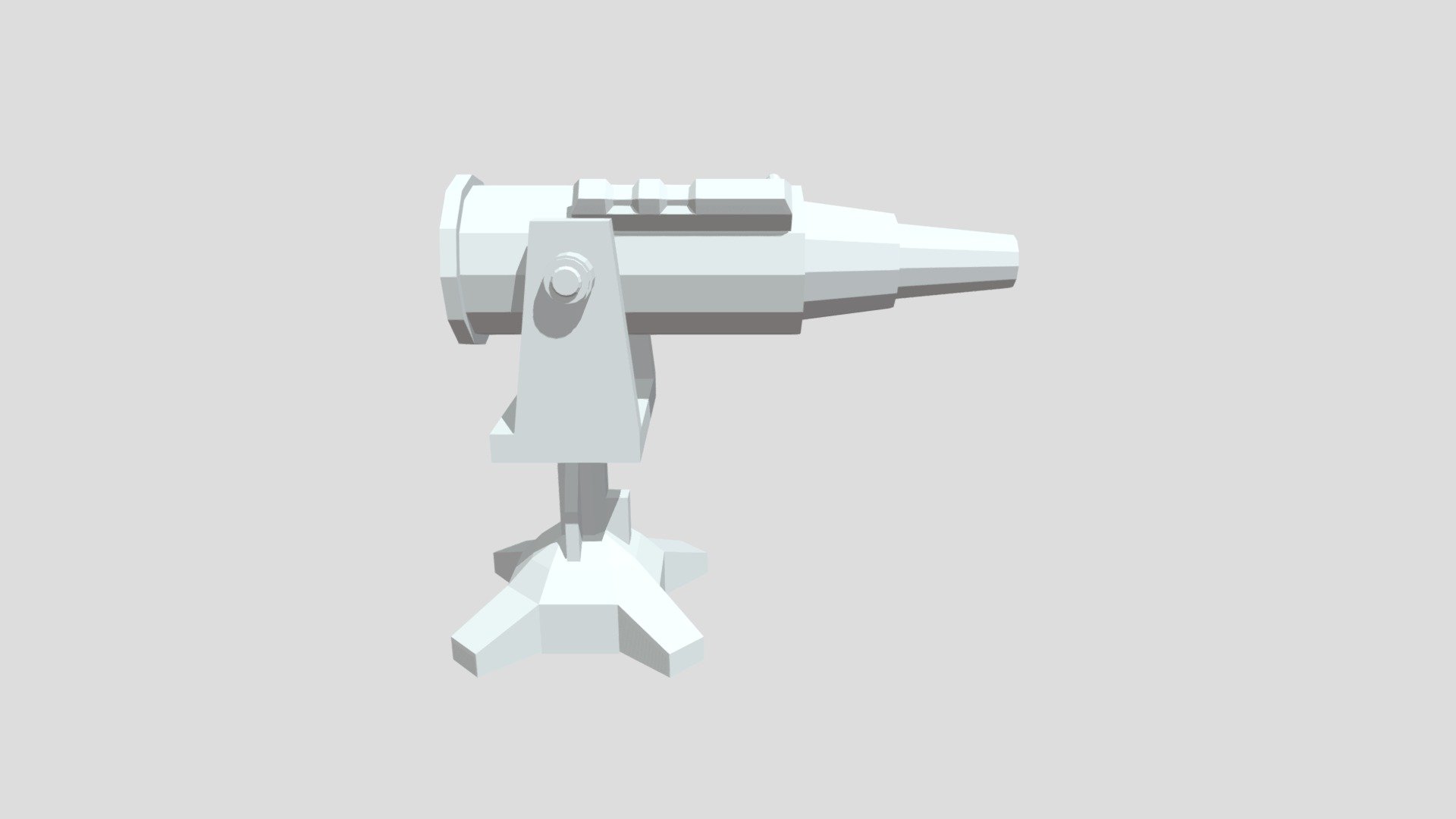 Turret - 3D model by Will Skehan (@Skehan) [8f943b4] - Sketchfab