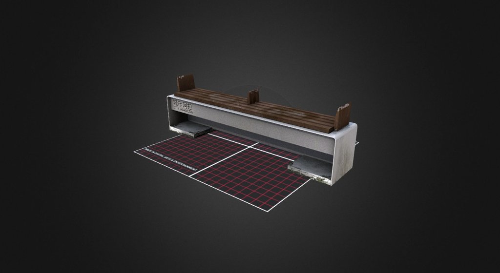 Bench - 3D model by brianvanhyfte [8f946c8] - Sketchfab