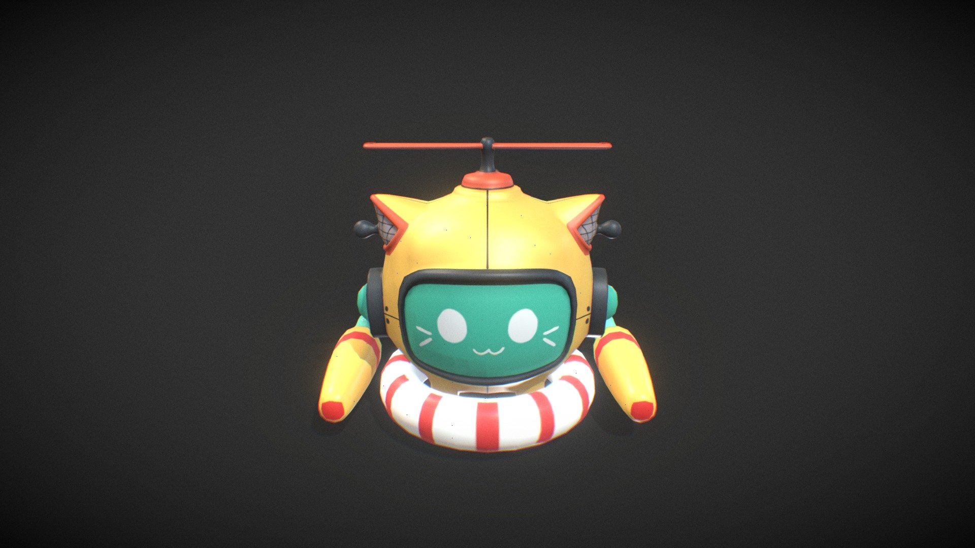 MeowBeam - Download Free 3D model by stevendwisetya (@stevendwisetya28 ...