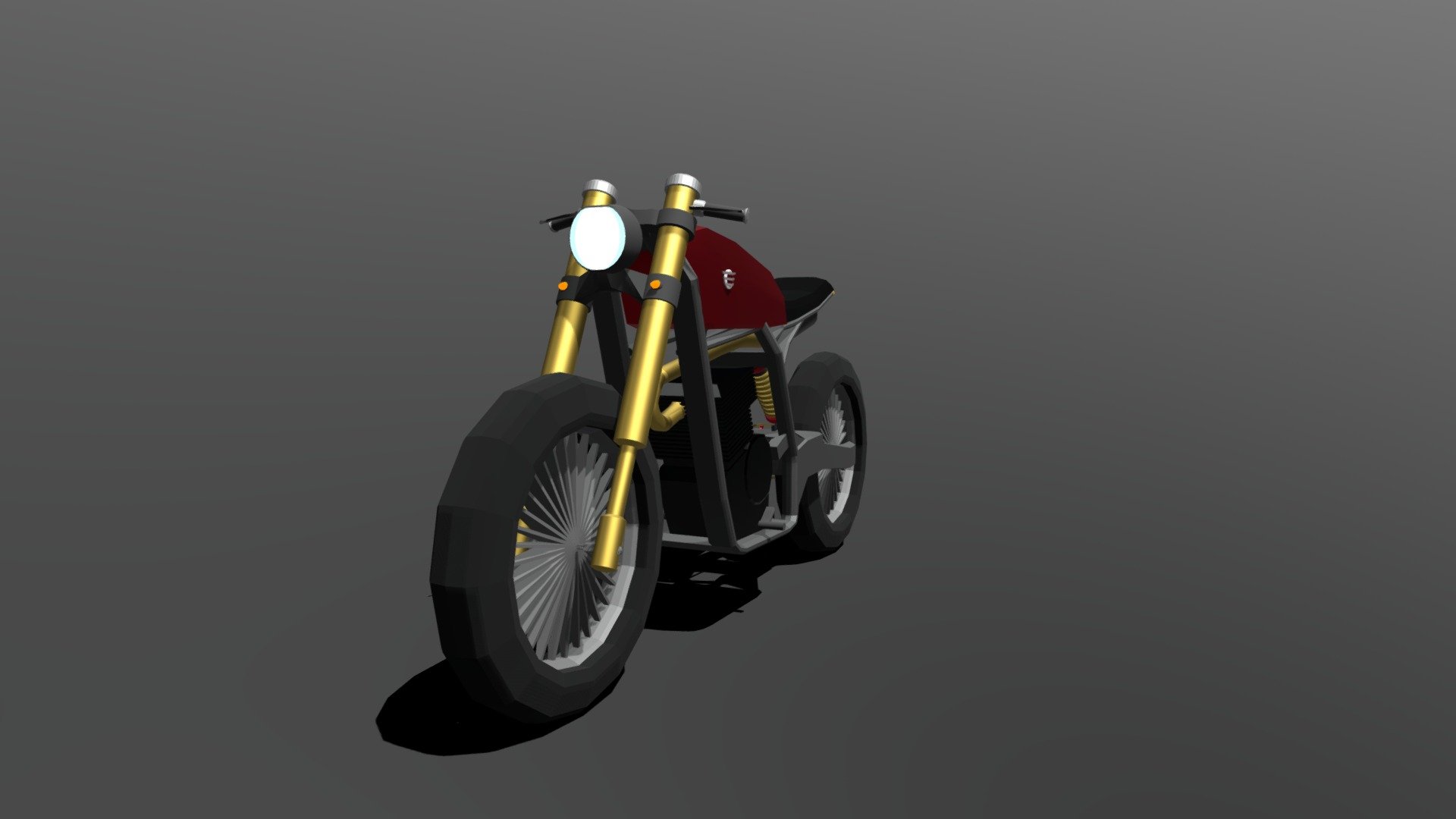 Low Poly Motorcycle - 3D model by TeHEPICDuCK [8f966c8] - Sketchfab