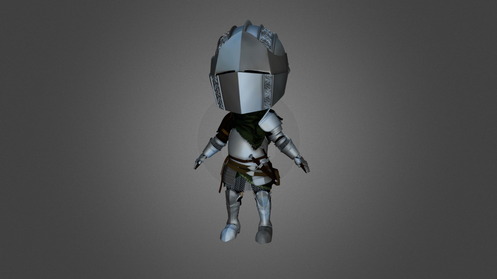 Ashen one Knight Chibi model - 3D model by Nostalgia Shachiku ...