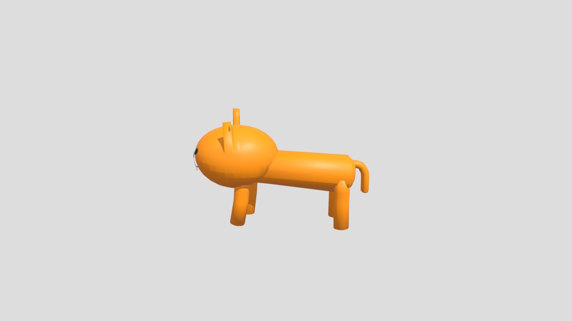 Buentcat - Download Free 3D model by 顧士傑 (@guj65536) [8f96f2a] - Sketchfab