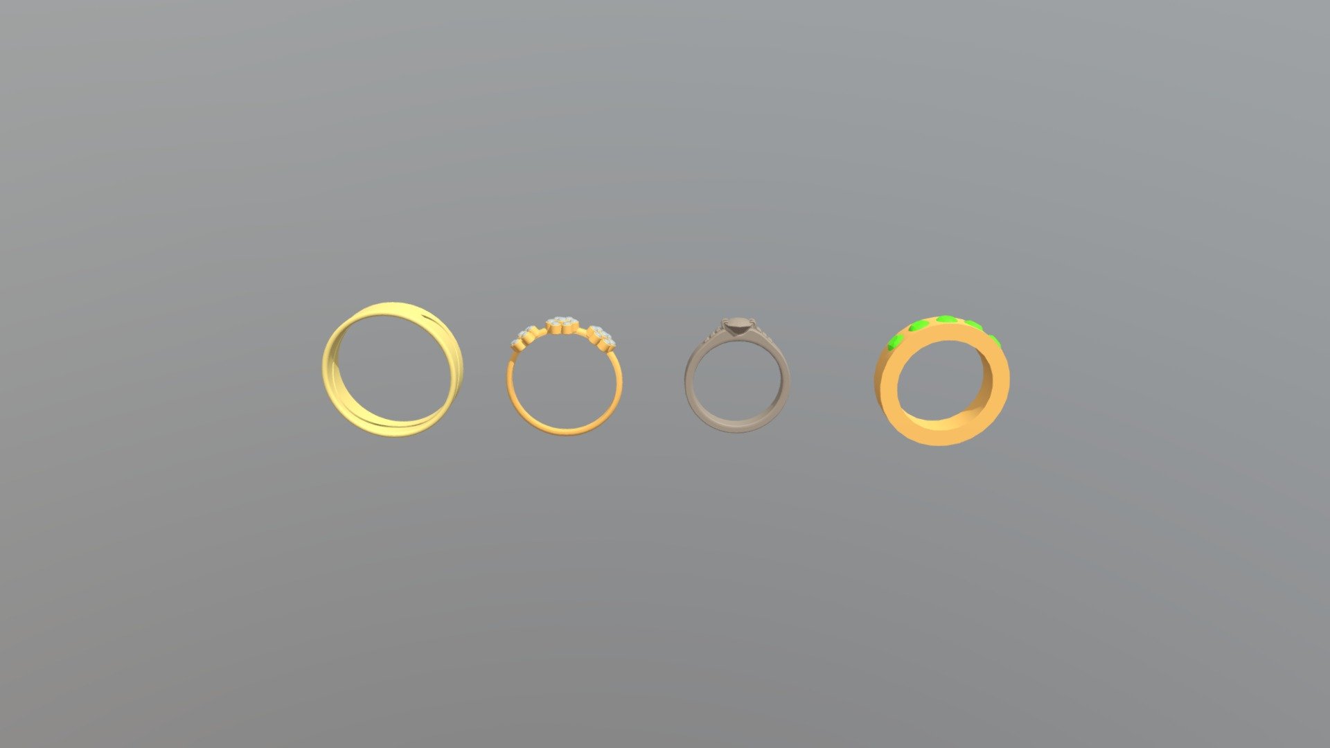 rings - 3D model by moe1113 [8f978a0] - Sketchfab