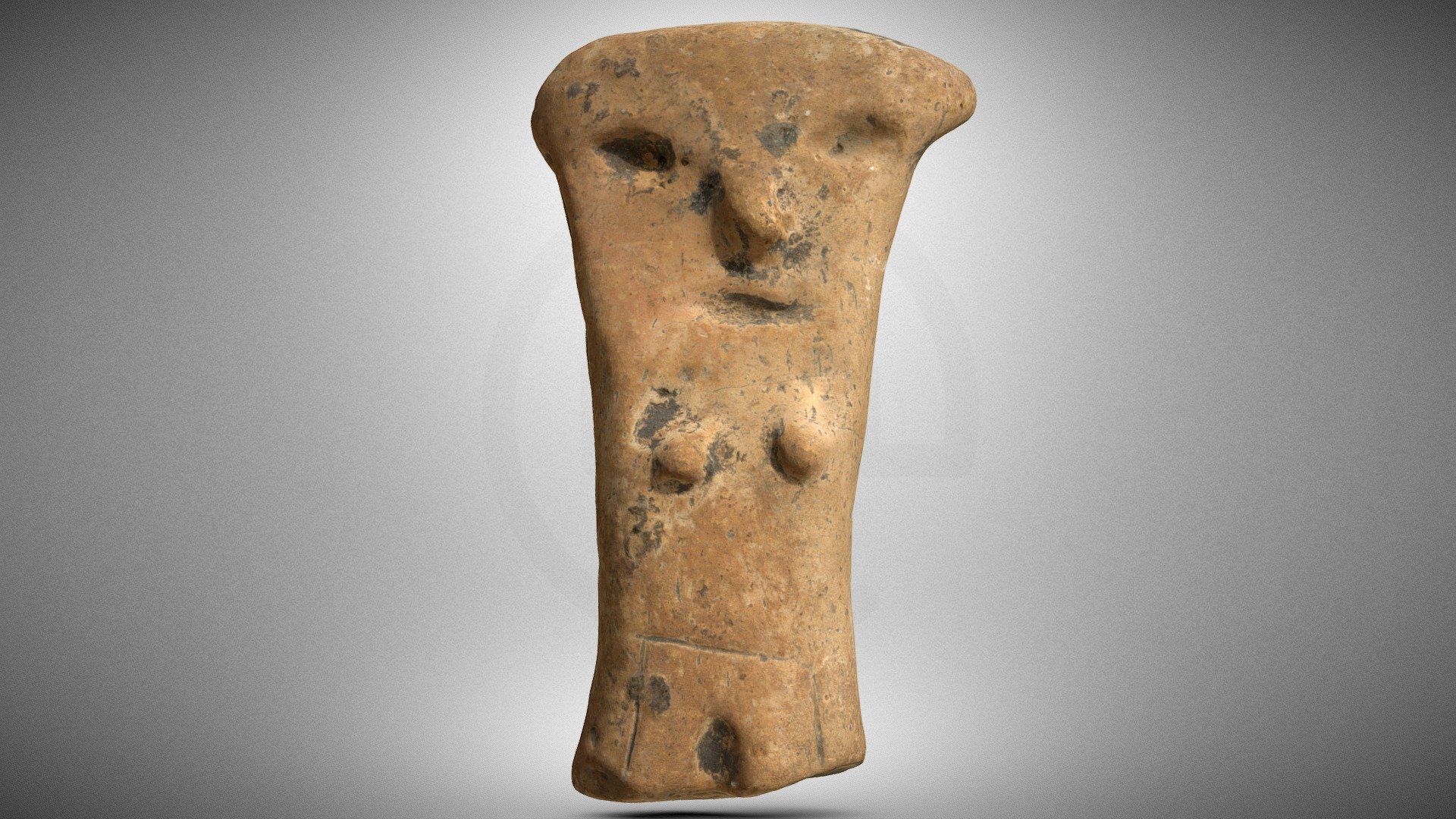 Female clay figurine - Download Free 3D model by Virtual Museums of ...