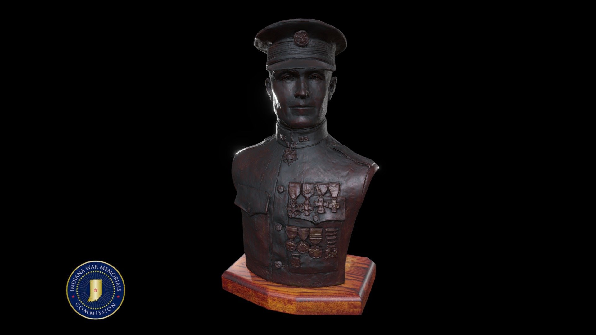 Major Samuel Woodfill Bust - 3D model by Dockive [8f98185] - Sketchfab