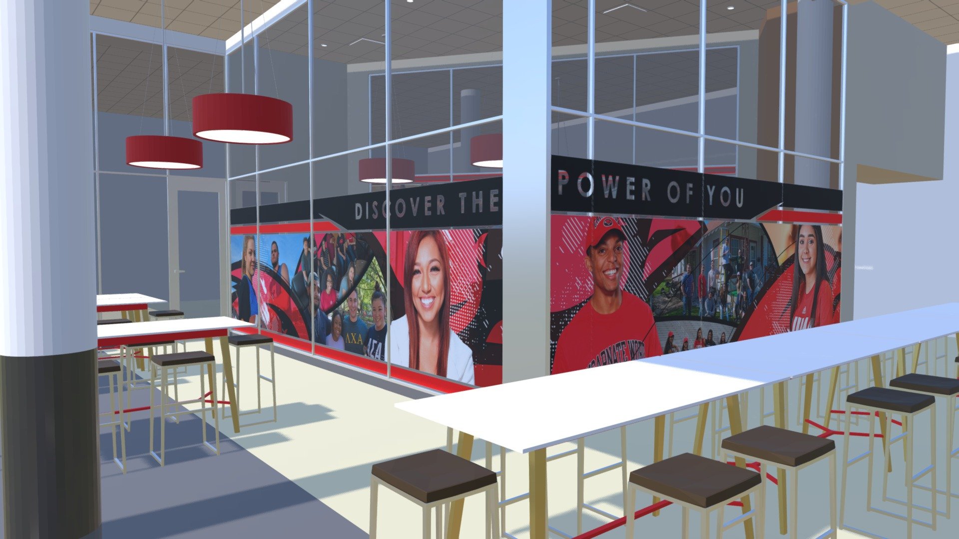 UIW Student Center Building - 3D model by Titan Sign Company ...