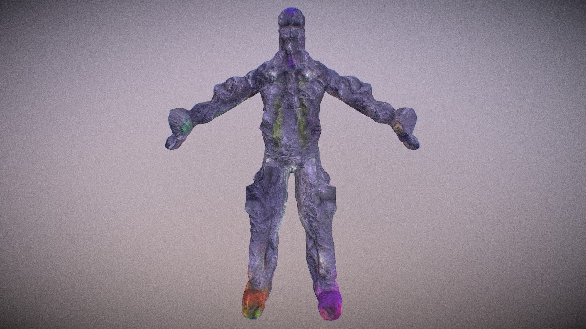 PERSONAL - INSPIRED - PBR - ROCK FREAK - 3D model by Tyrone Evans Clark ...
