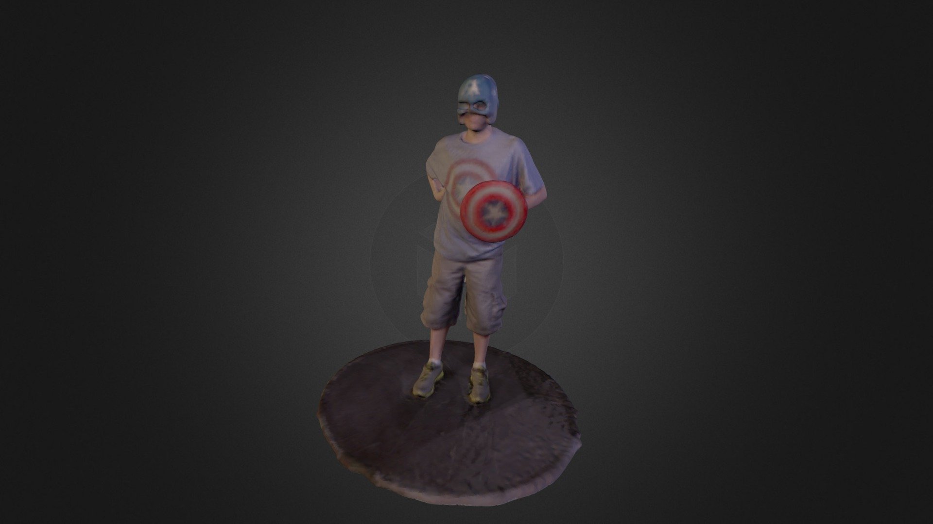Little Capt America - 3D model by G MEDIA (@GMEDIA3D) [8f999a3] - Sketchfab