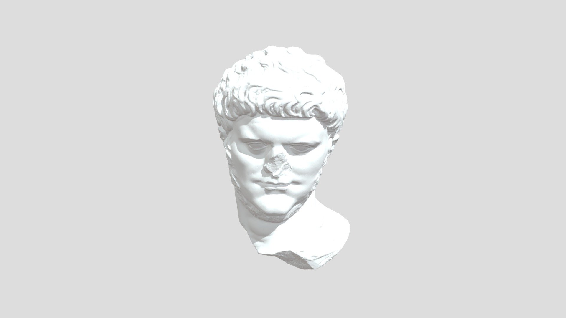 3D Scan - Nero Bust - 10-Res - 3D model by timelineauctions [8f9a91e ...