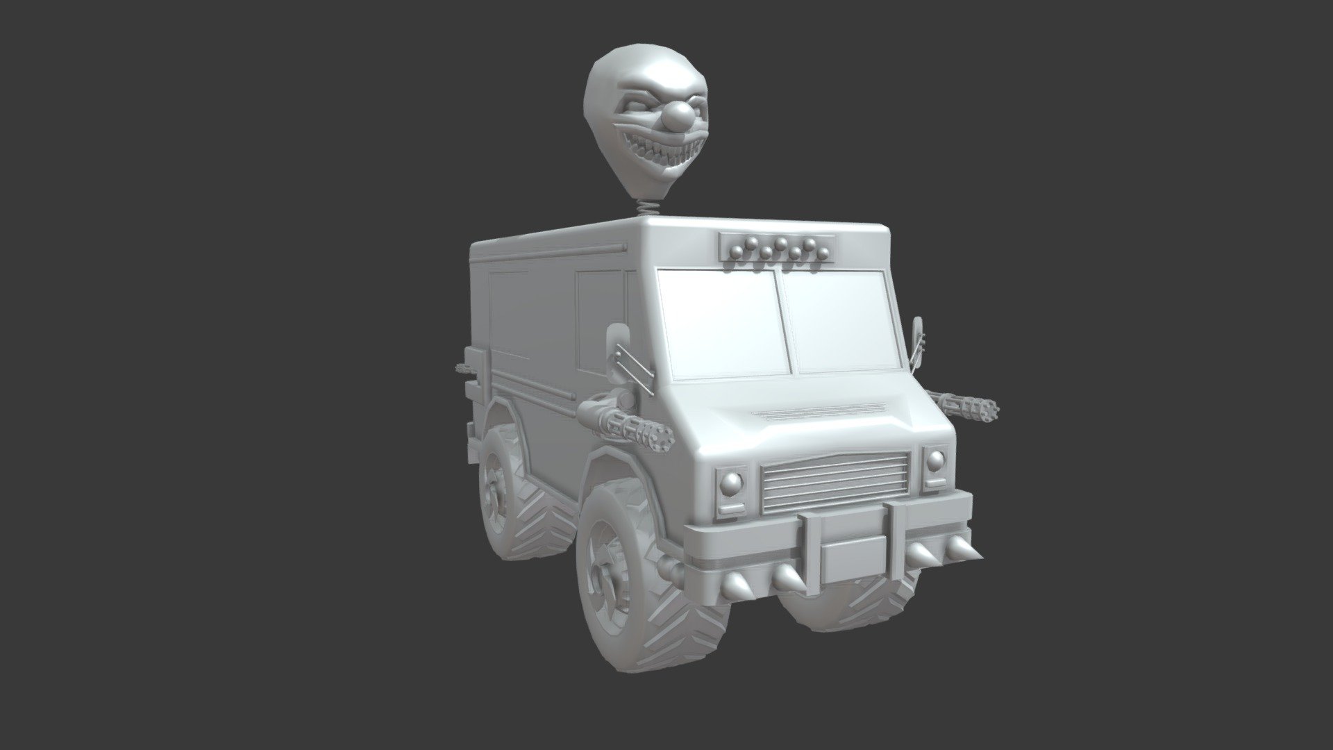 Twisted Metal 2 Dark Tooth Fanmade - 3D model by Yared Hernández ...