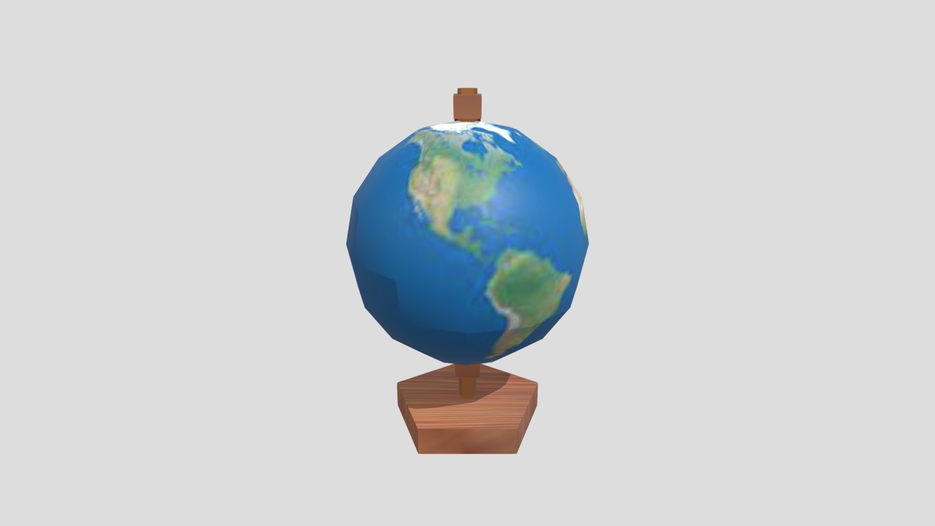 Low Poly Globe - Download Free 3D model by ZoE (@ZoEishere) [8f9c27e ...