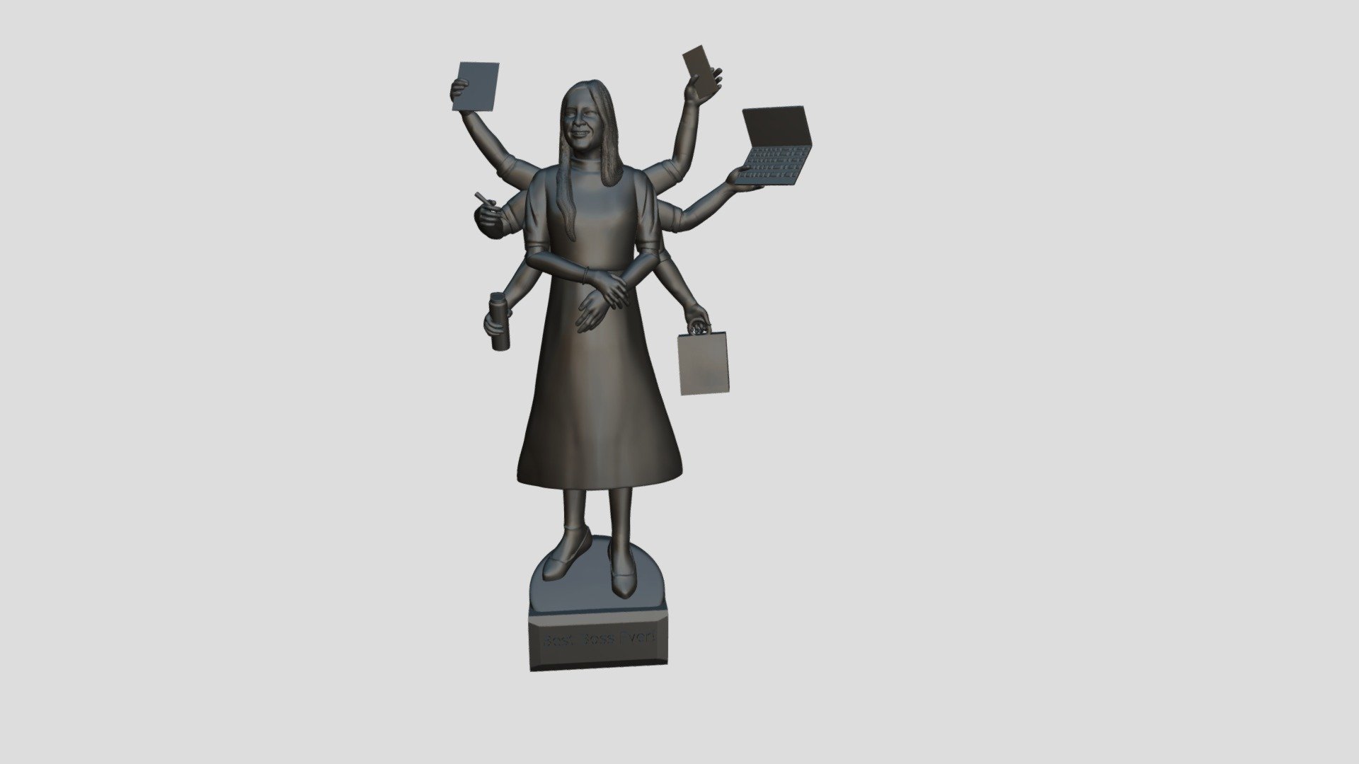 Busy girl - 3D model by Karan.Malhotra [8f9d6d5] - Sketchfab