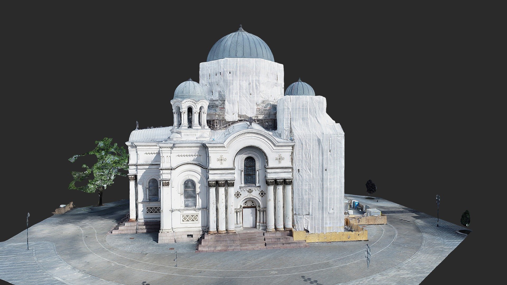 Soboras / Church of Saint Michael the Archangel - 3D model by Saulius ...