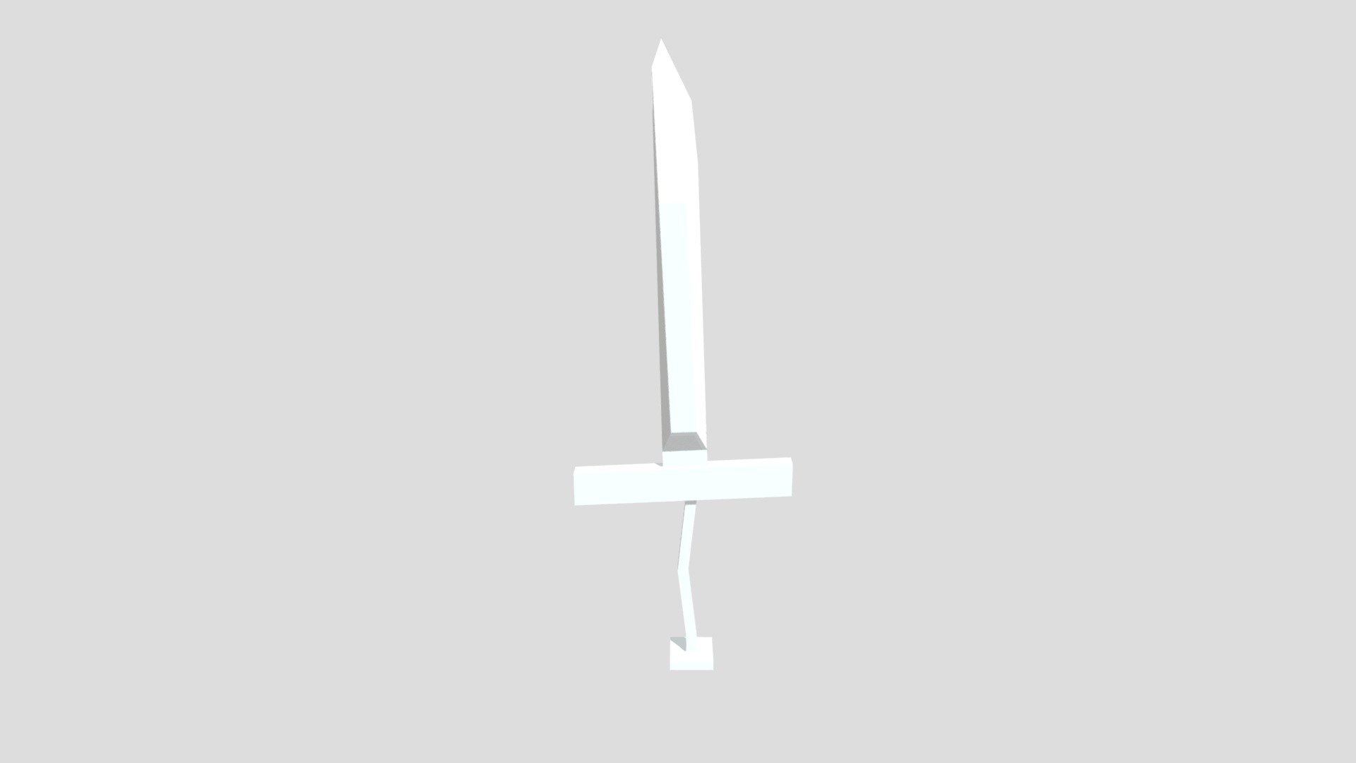 badly made sword - 3D model by justinwoolfe [8f9ef9b] - Sketchfab