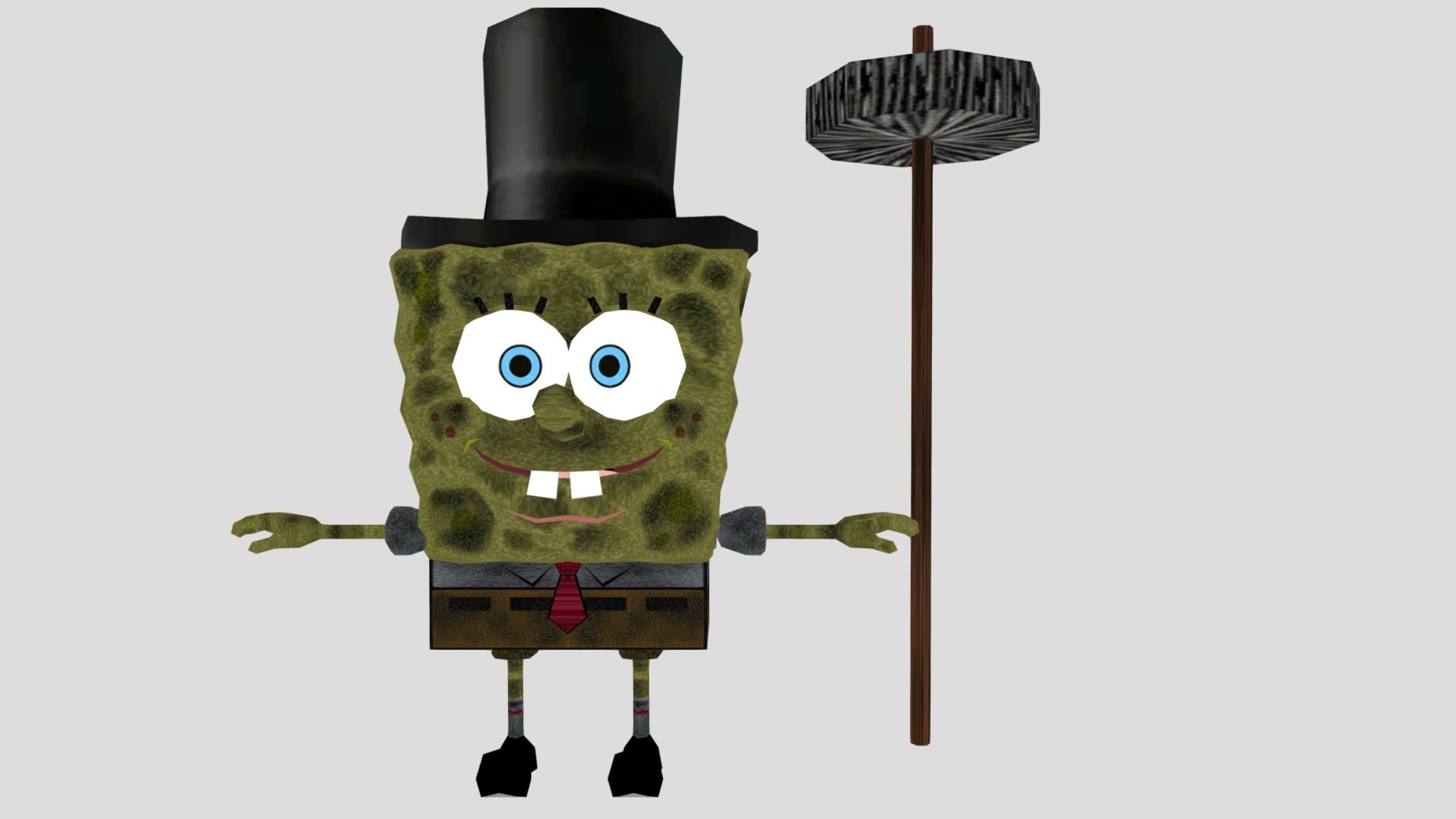 SpongeBob Chimney (mg) GameCube - Download Free 3D model by Sajin ...